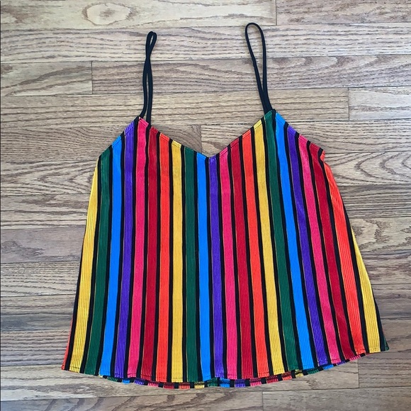 Show Me Your MuMu | Tops | Show Me Your Mumu Rainbow Tank Small | Poshmark